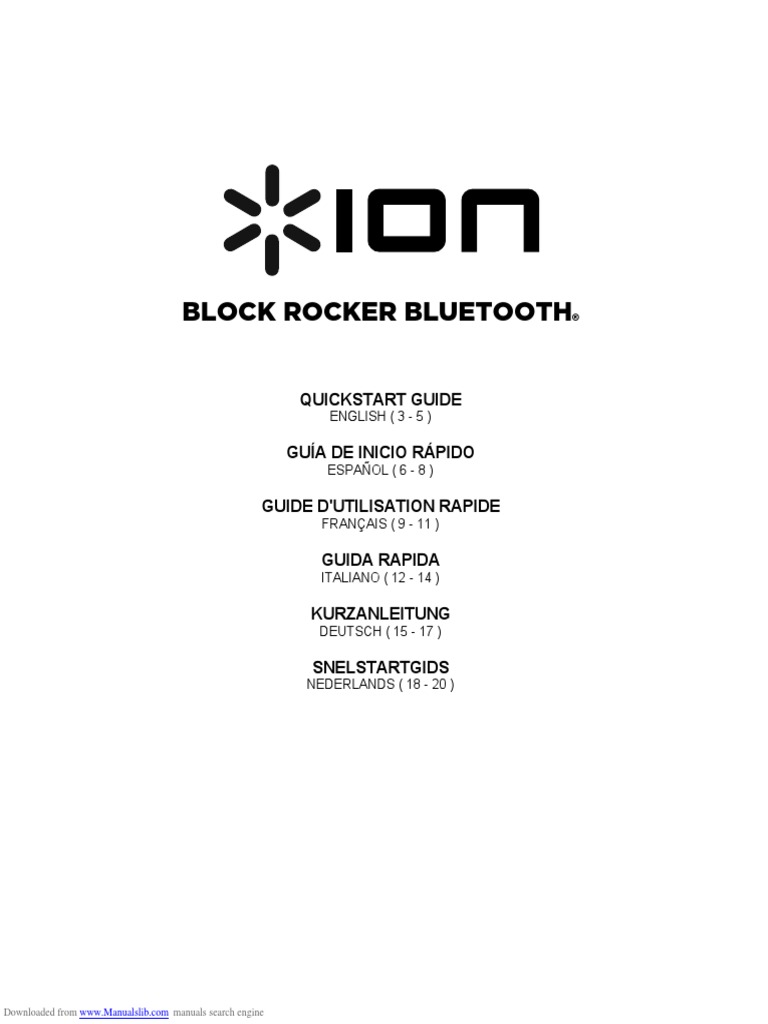 Block Rocker Bluetooth | PDF | I Pad | Switch