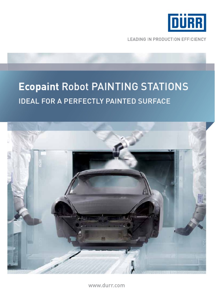 Duerr Brochure Ecopaint Robot Painting Stations | PDF | Robot | Robotics