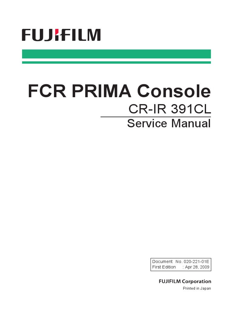 FCR PRIMA Console: CR-IR 391CL | PDF | Operating System | Personal ...