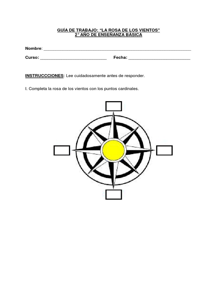 Guia 1 La Rosa de Los Vientos | PDF
