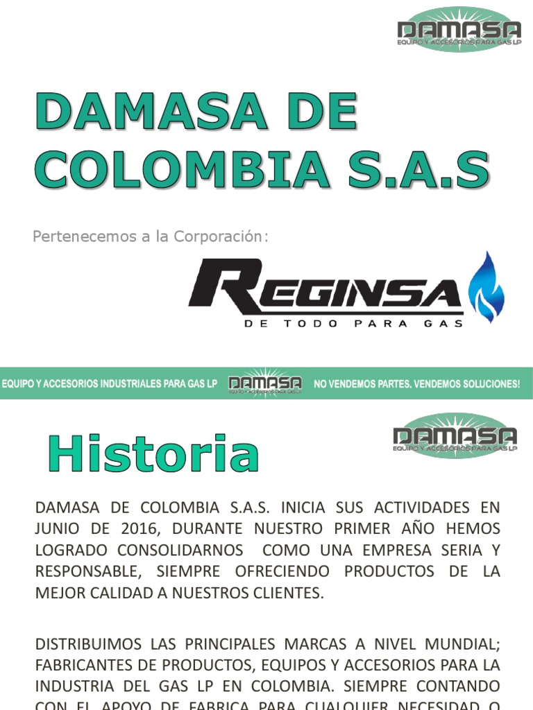 DAMASA: Líder en Gas LP en Colombia | PDF