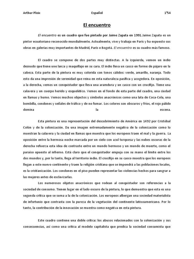 El Encuentro | PDF | Pinturas