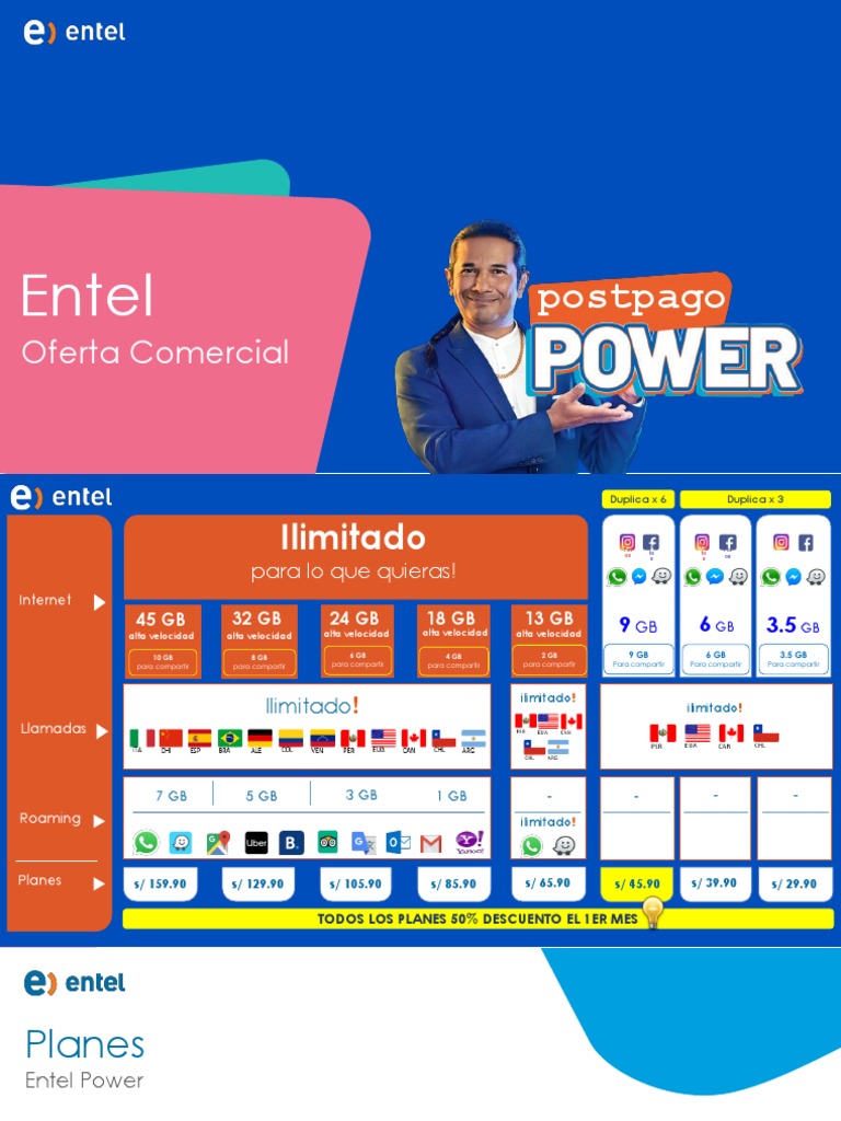 Productos Entel | PDF | Tecnología móvil | Telecomunicaciones