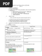 Multi Grade Semi-Detailed Lesson Plan | PDF | Plants | Leaf