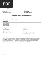 State Farm Homeowners Insurance Quote | PDF | Deductible | Insurance