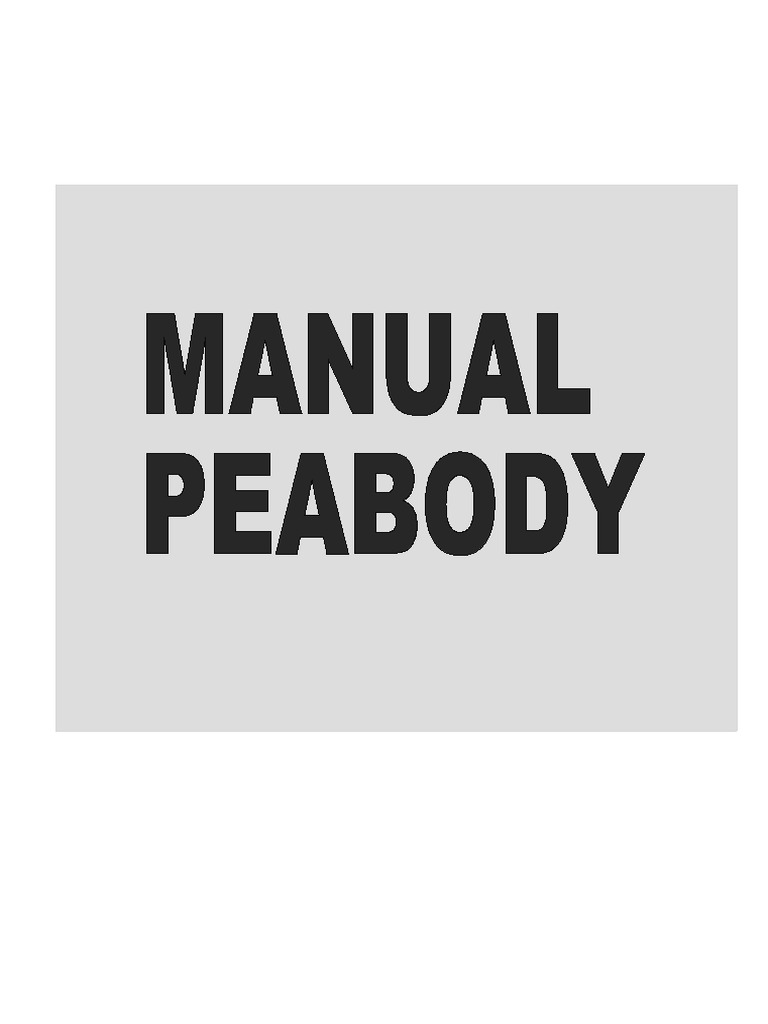 Manual de Peabody | PDF | Validez (Estadísticas) | Inteligencia