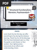 Diss Lesson 2.1 Structural Functionalism | PDF | Behavioural Sciences | Scientific Theories