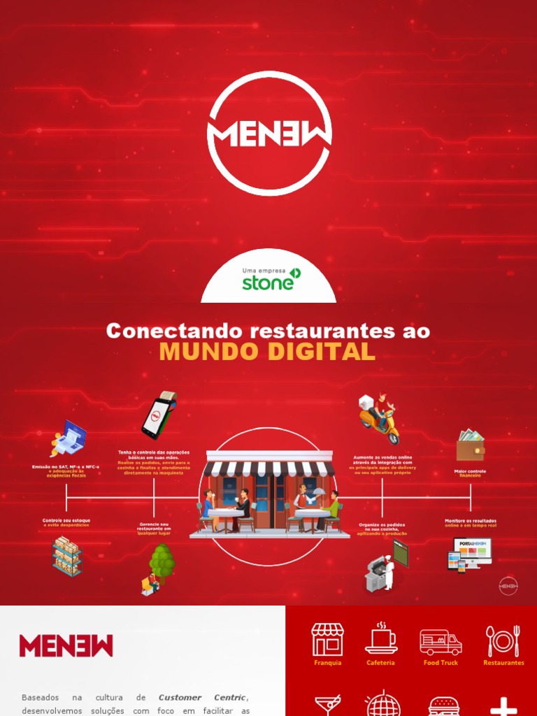 Menew Apresentação | PDF | Aplicativo para celular | Business