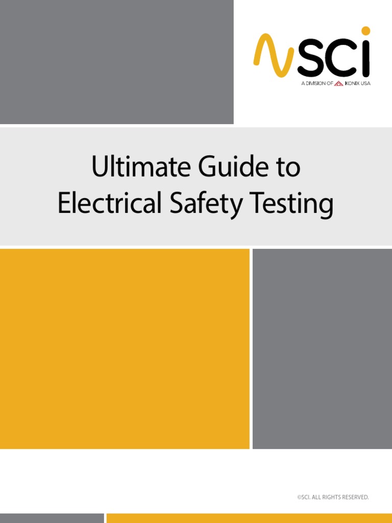 Ultimate Guide To Electrical Safety Testing: ©sci. All Rights Reserved ...