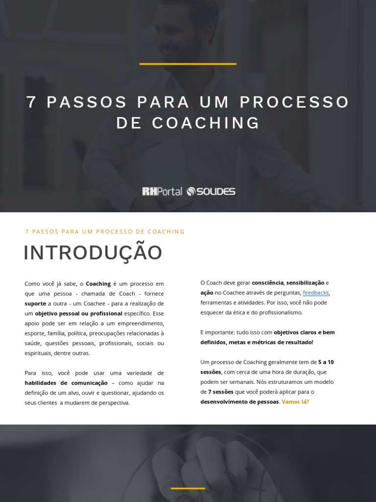 7 Passos para Um Processo de Coaching | PDF | Gestão de recursos ...