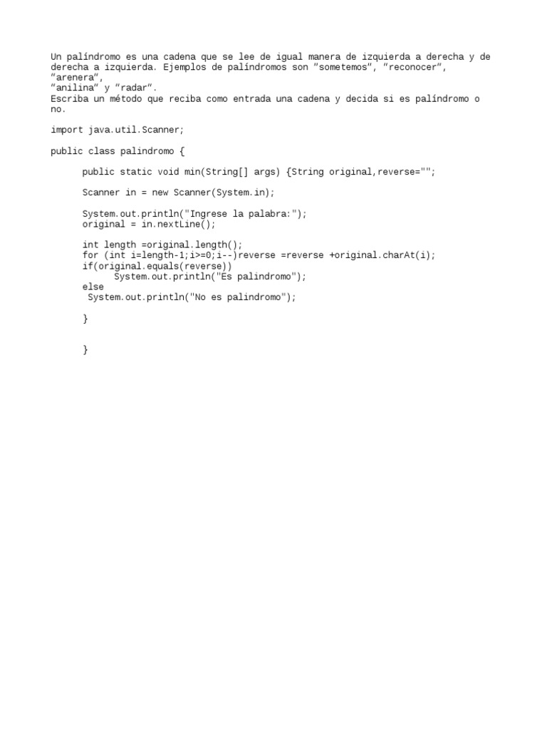 Ejercicio 5 de Programacion Esenario 7 | PDF
