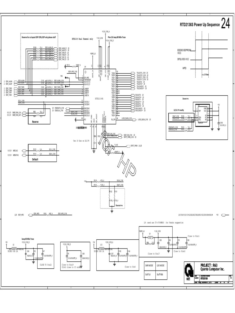 RTD2136R - Lvds - Tablet Canaima | PDF