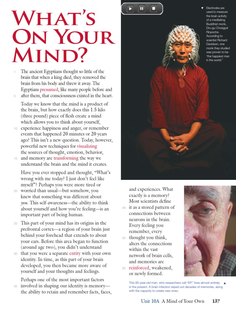 What's On Your Mind | PDF | Memory | Mind