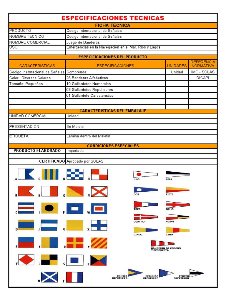 Banderas Del Codigo Internacional de Señales - 000 | PDF