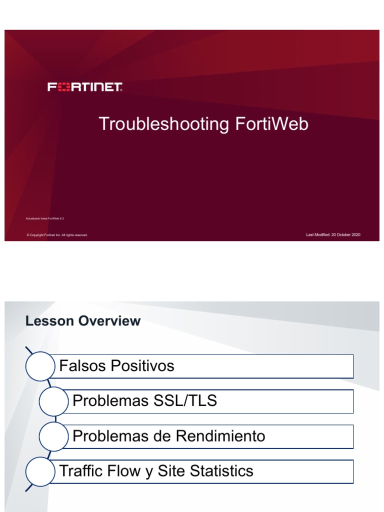 Troubleshooting FortiWeb 6.3 | PDF | Transport Layer Security | Dirección IP