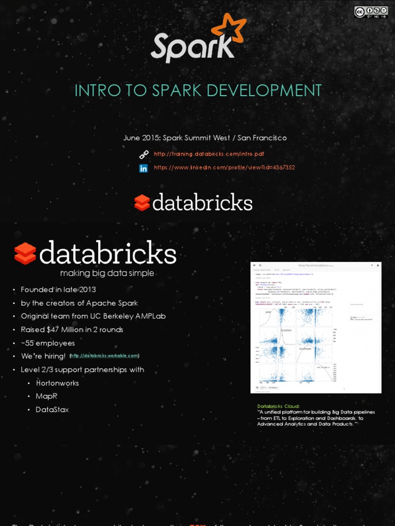Intro To Spark Development | PDF | Apache Spark | Information Technology