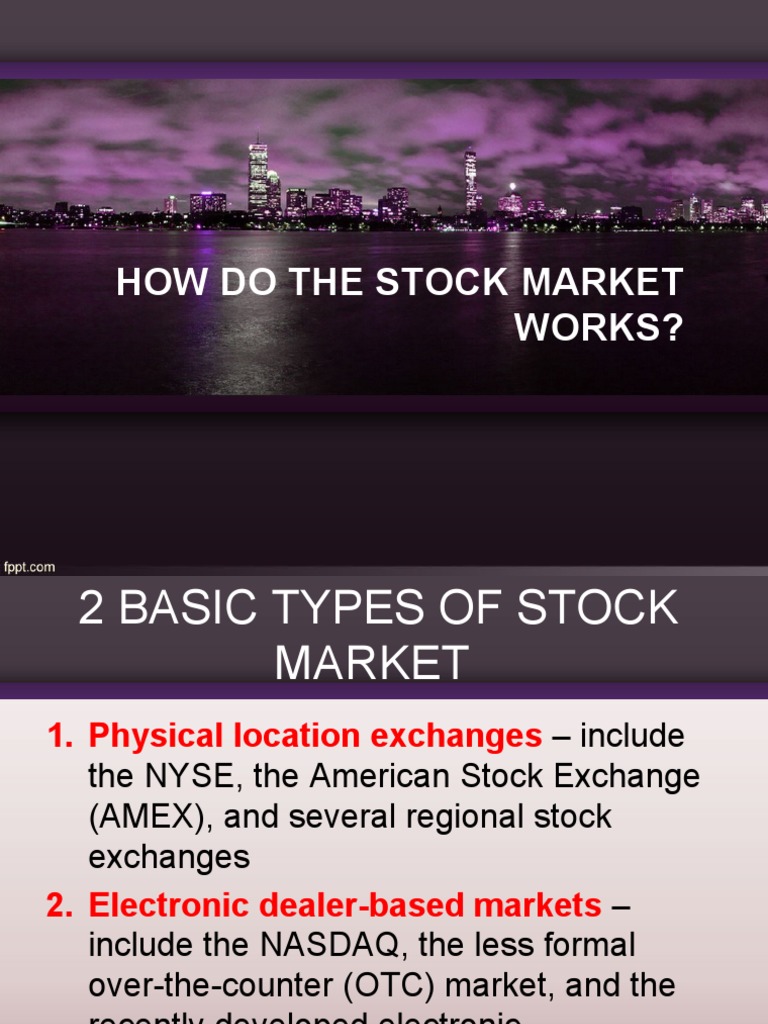 How Do The Stock Market Works? | PDF | Margin (Finance) | Order (Exchange)