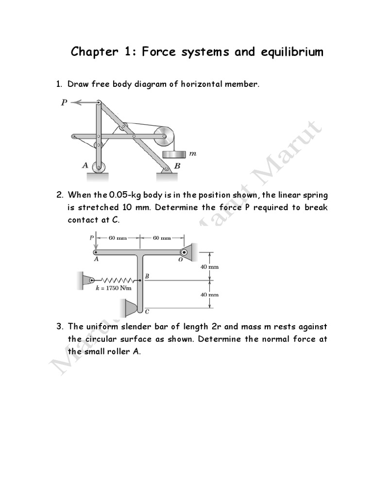Force Systems and Equilibrium | PDF | Science & Mathematics