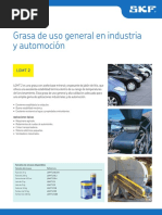 Ficha Tecnica Grasa Grado Alimentaria SKF | PDF