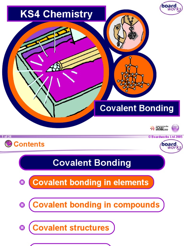 KS4 Chemistry: Covalent Bonding | PDF | Chemical Bond | Covalent Bond