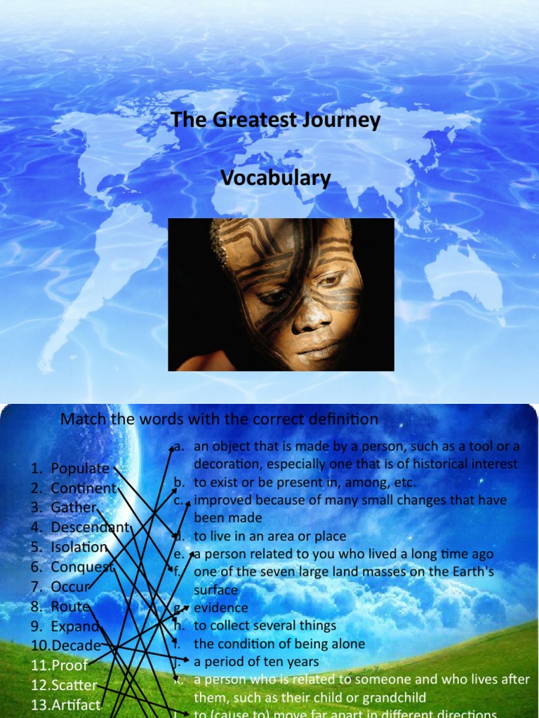 The Greatest Journey-Vocabulary | PDF | Neanderthal