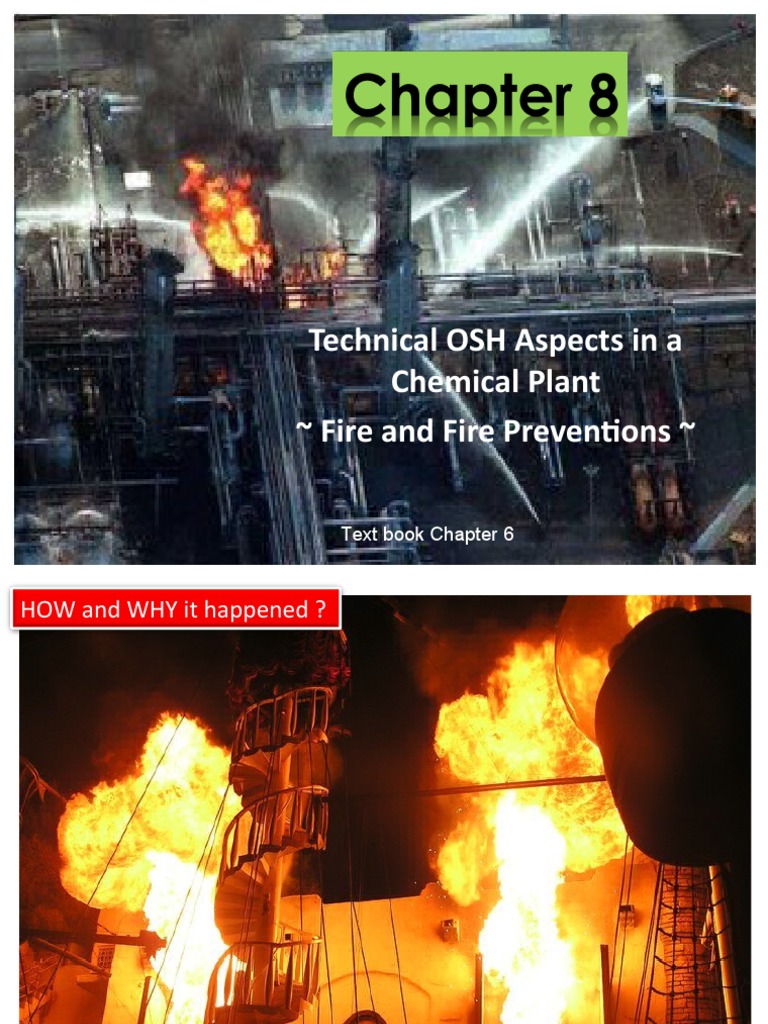 Technical OSH Aspects in A Chemical Plant Fire and Fire Preventions ...