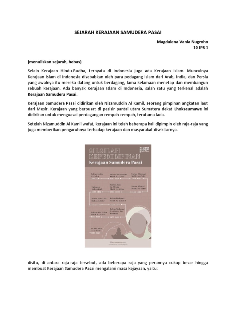 Sejarah Kerajaan Samudera Pasai | PDF