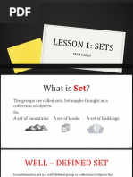 MATH Grade 7 Quarter 1 Module 1 Week 1 | PDF | Empty Set | Set ...