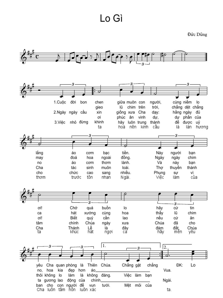 Lo Gì - Full Score | PDF
