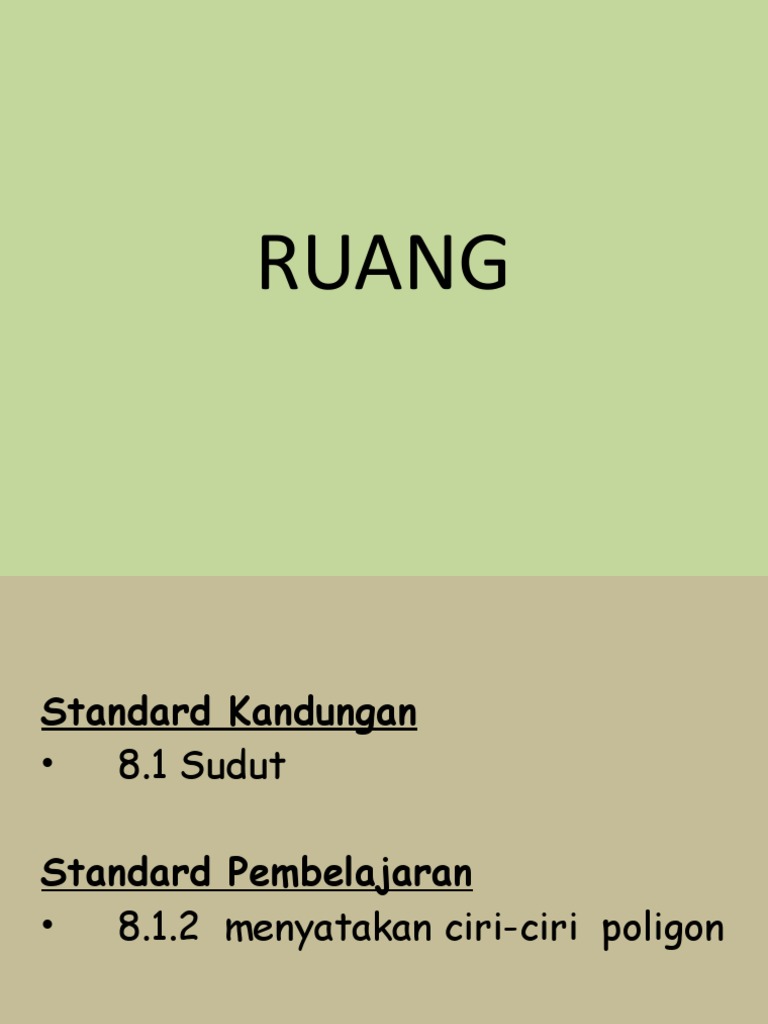 Ciri dan Jenis Poligon untuk Tahun 5 | PDF