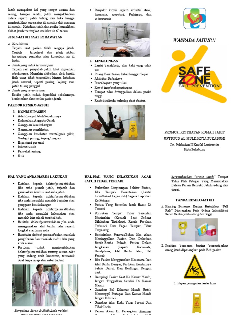 Leaflet RESIKO JATUH | PDF