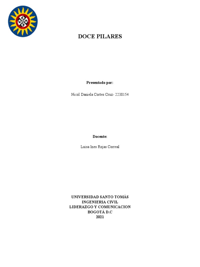 Analisis Doce Pilares | PDF | Desarrollo personal | Mente