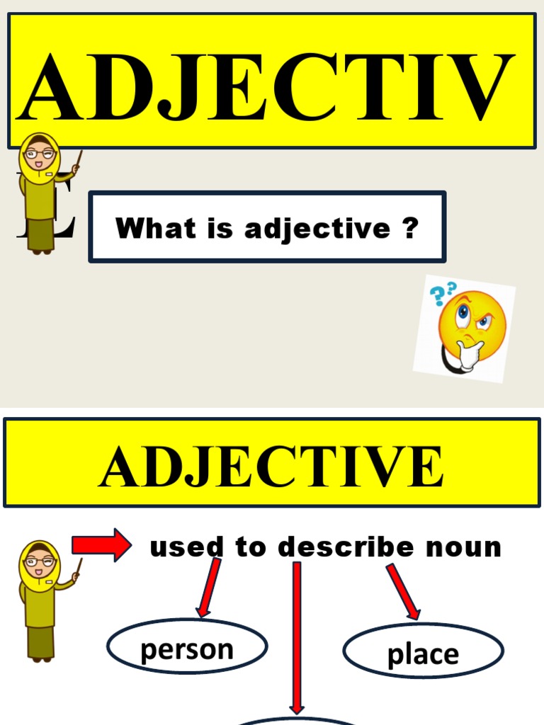 Understanding Adjectives in English | PDF | Language Arts & Discipline