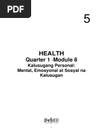 Grade 5 Health Module 1 and 2 Final | PDF
