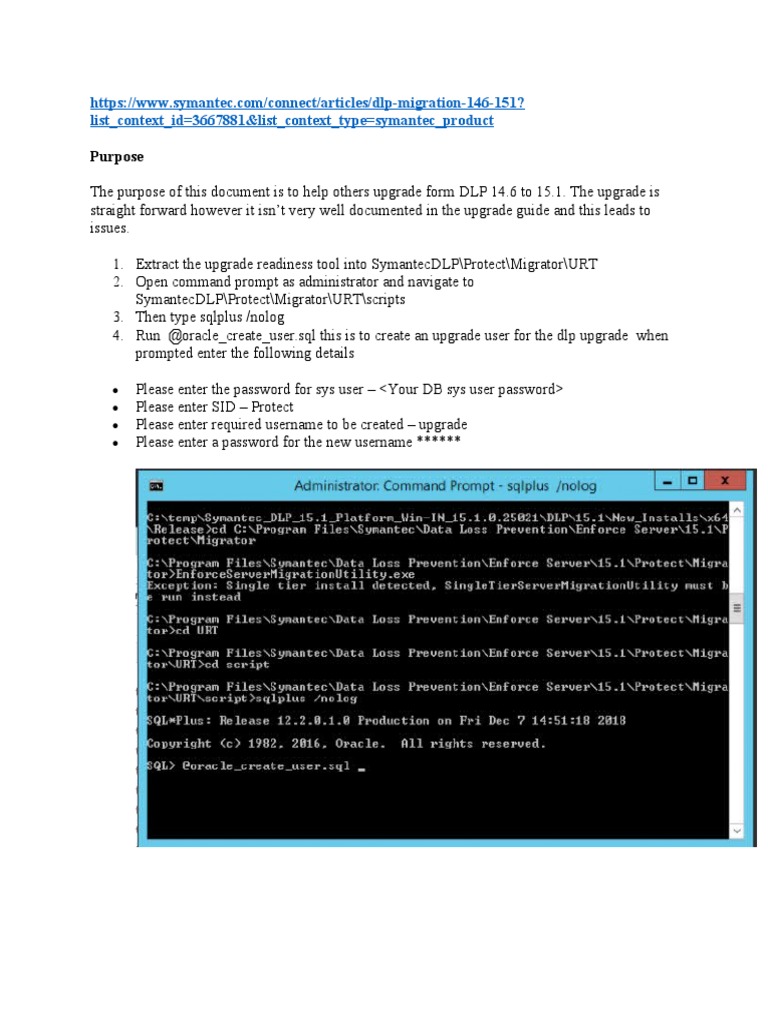 DLP Upgrade 14.6 - 15.1 | PDF | User (Computing) | Computer File