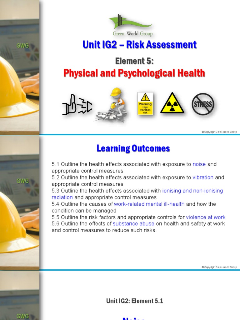 2020-APR - GWG - Unit-IG2 - Element - 5 - v03 - S | PDF | Ionizing Radiation | Noise