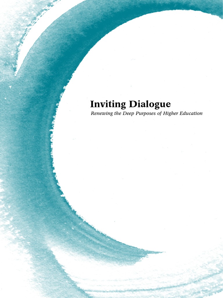 Engaging Dialogue in Higher Education | PDF | Dialogue | Critical Thinking