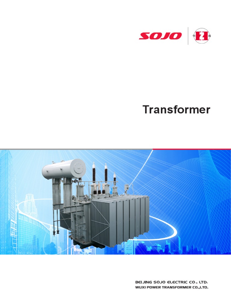 SOJO Transformer Brochure | PDF | Transformer | Power Engineering