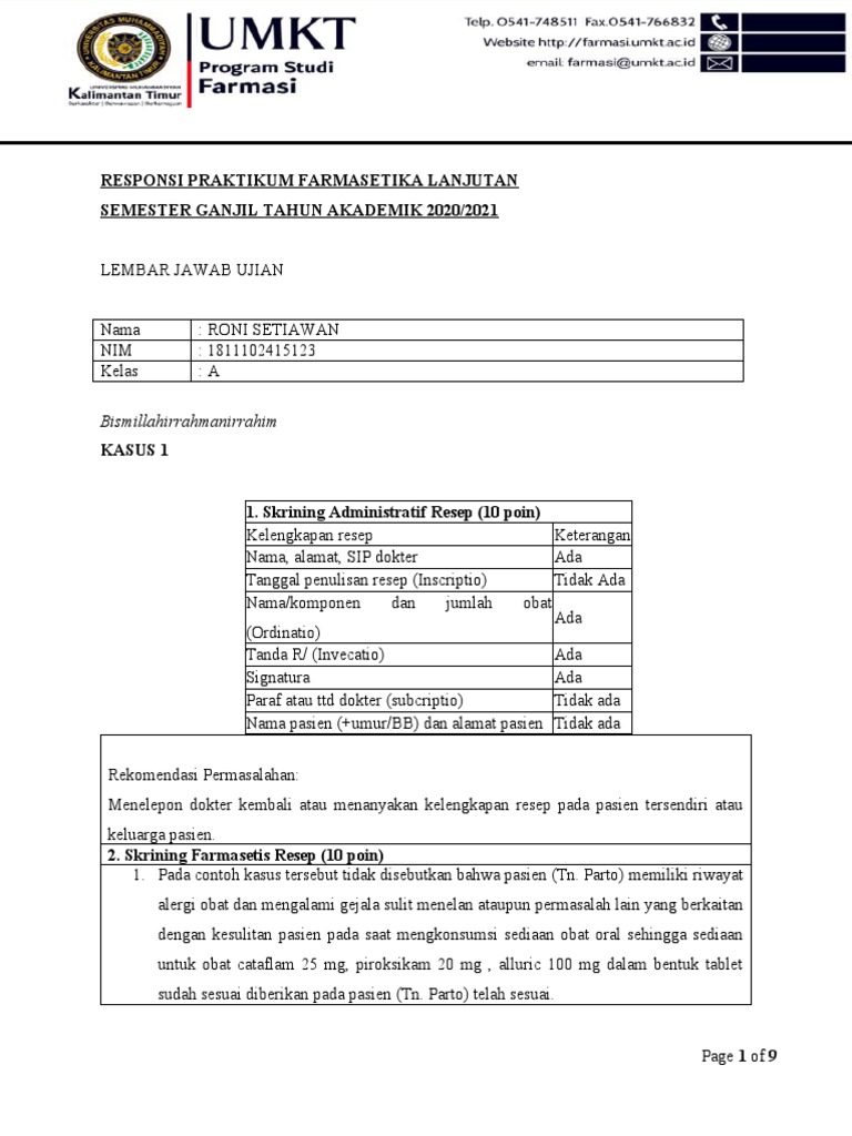 Lembar - Jawab - Responsi - Prak - Farlan - Roni | PDF