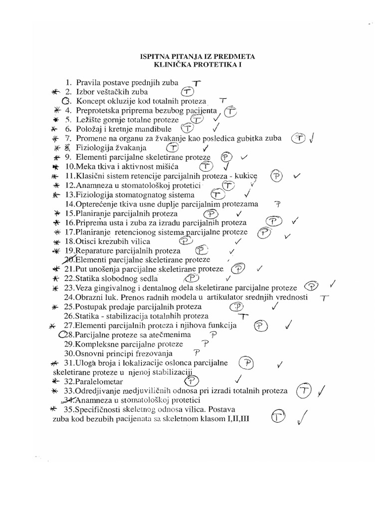 Klinicka Protetika 1 | PDF