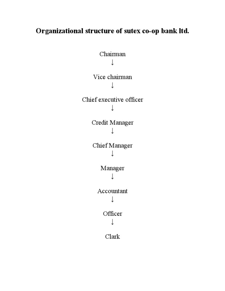 Organisational Structure of Bank | PDF