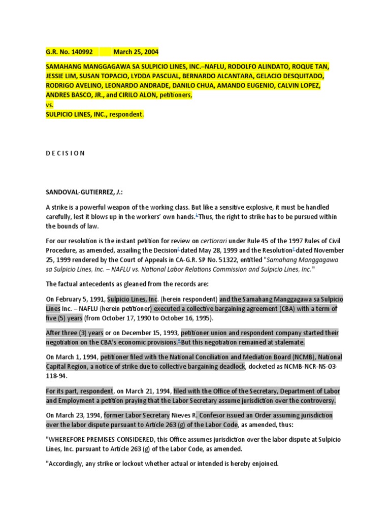 Strikes, Picketing and Lockout Cases Fulltext | Download Free PDF ...