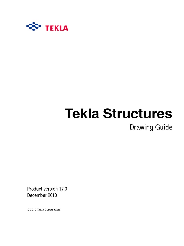 Tekla Structures - Drawing Guide | PDF | License | Trademark