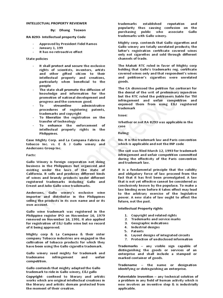 Intellectual Property Reviewer | PDF | Patent Application | Priority Right