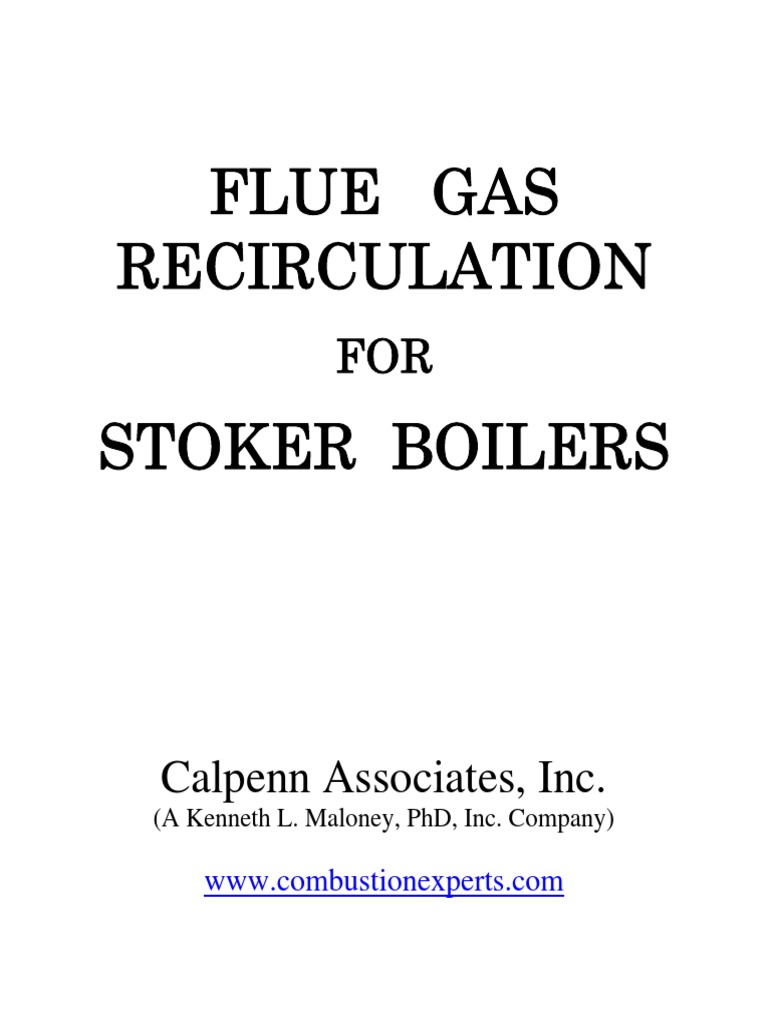 Flue Gas Recirculation for Stoker Boilers | PDF | N Ox | Boiler