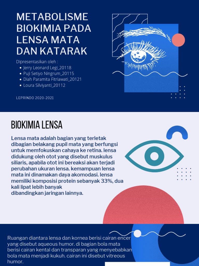 Biokimia dan Metabolisme Lensa Mata | PDF | Sains & Matematika
