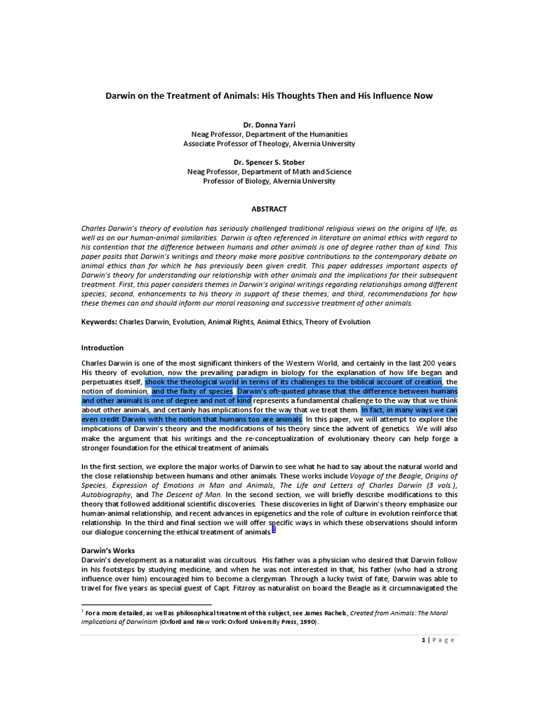 Darwin | PDF | Charles Darwin | Evolution