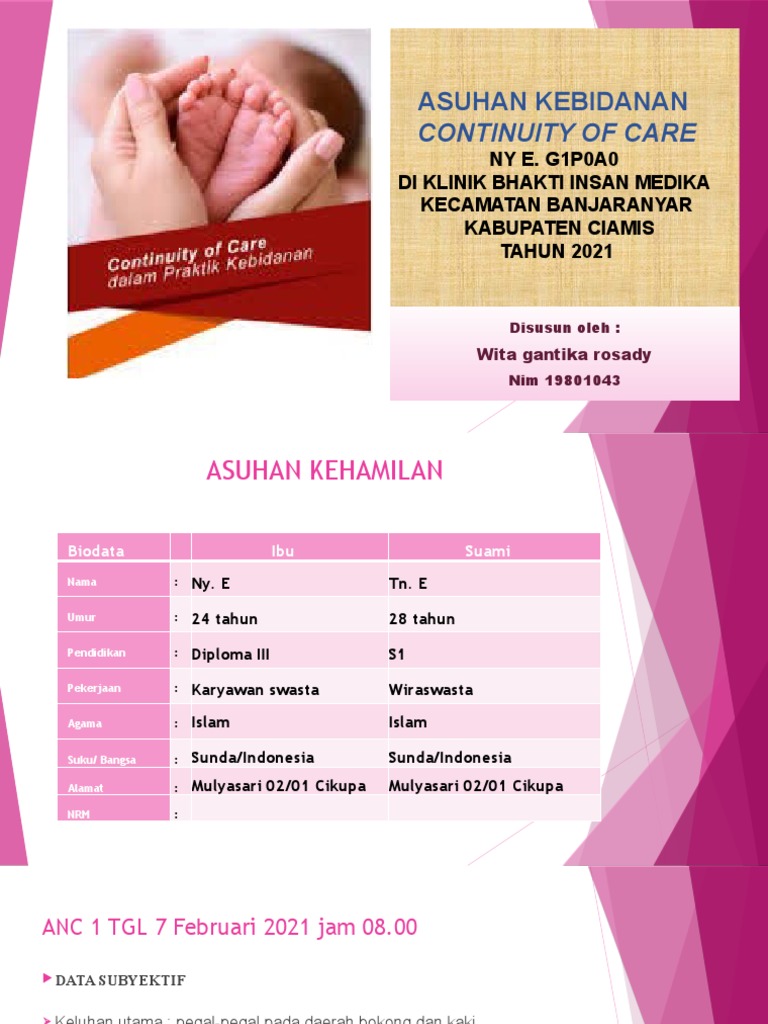 Asuhan Kebidanan Continuity of Care | PDF