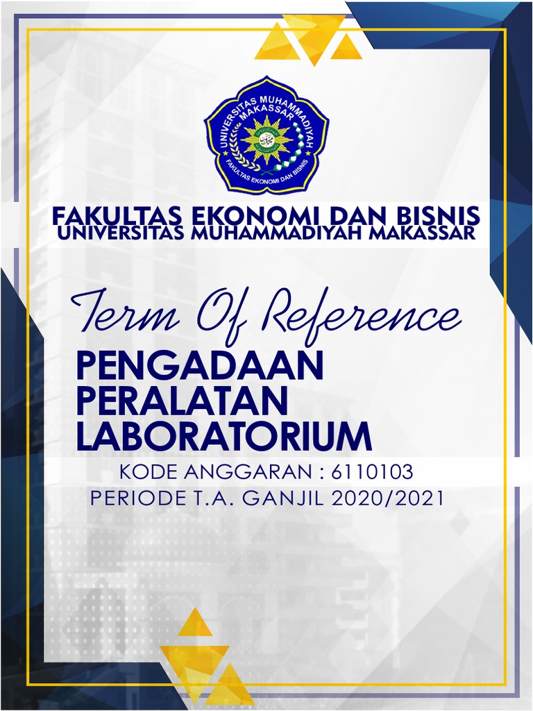 Sampul TOR Pengadaan Lab | PDF