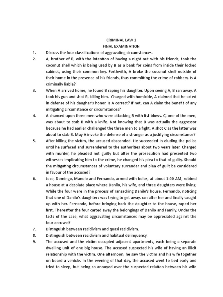 Understanding Criminal Law Through Examining Key Concepts and Case ...